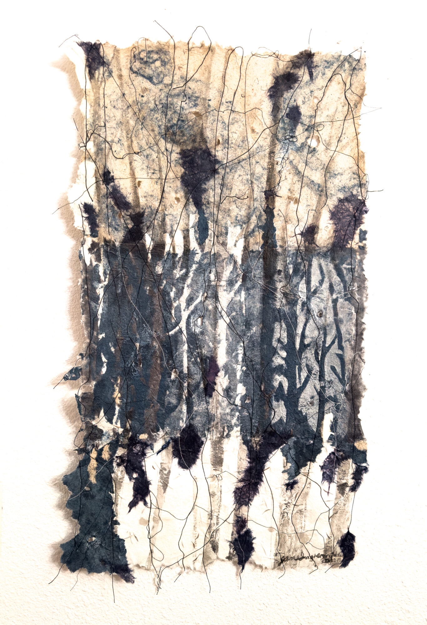 Fire and Water 7 – Blue Trees – Jane Ingram Allen – Blue Line Arts